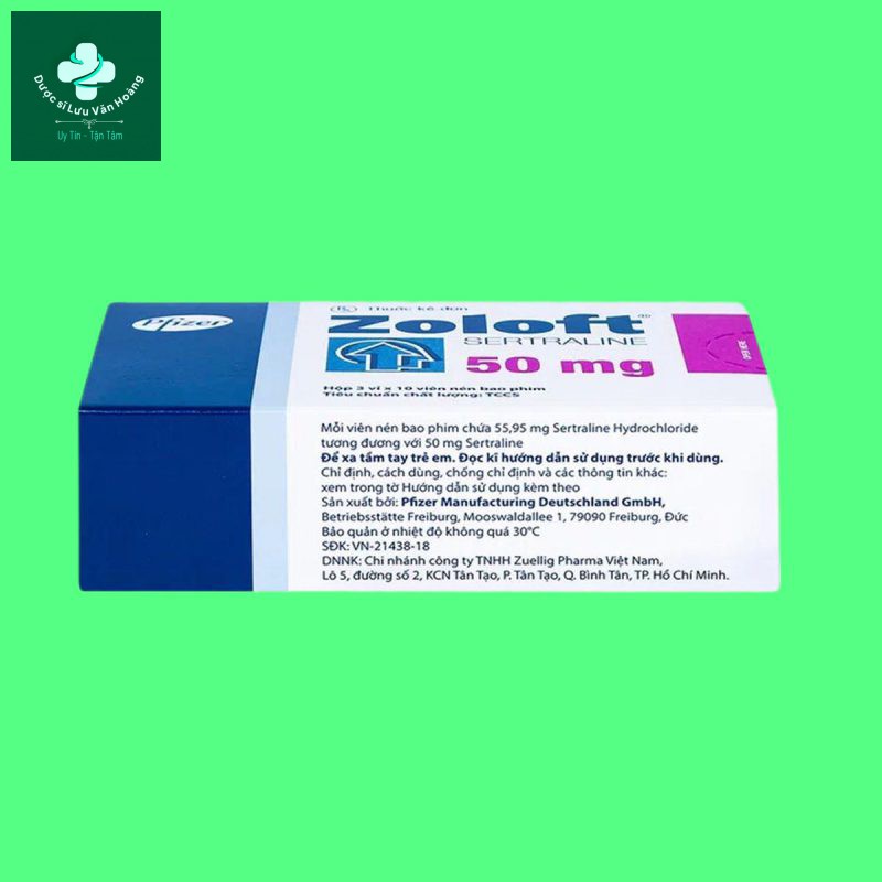 Thuốc Zoloft là thuốc gì? giá bao nhiêu? mua ở đâu? có tác dụng gì?