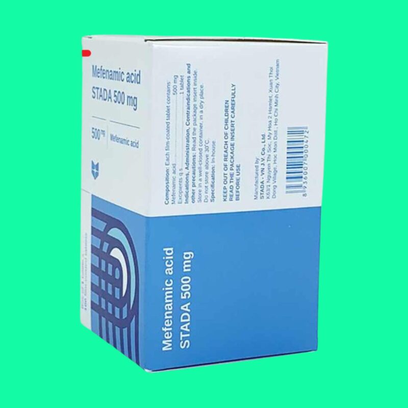 Mefenamic Acid Stada 500mg là thuốc gì? Giá bao nhiêu? Có tốt không?