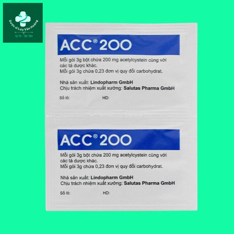 Acc 200 là thuốc gì? Có tác dụng gì? Giá bao nhiêu? Có tốt không?