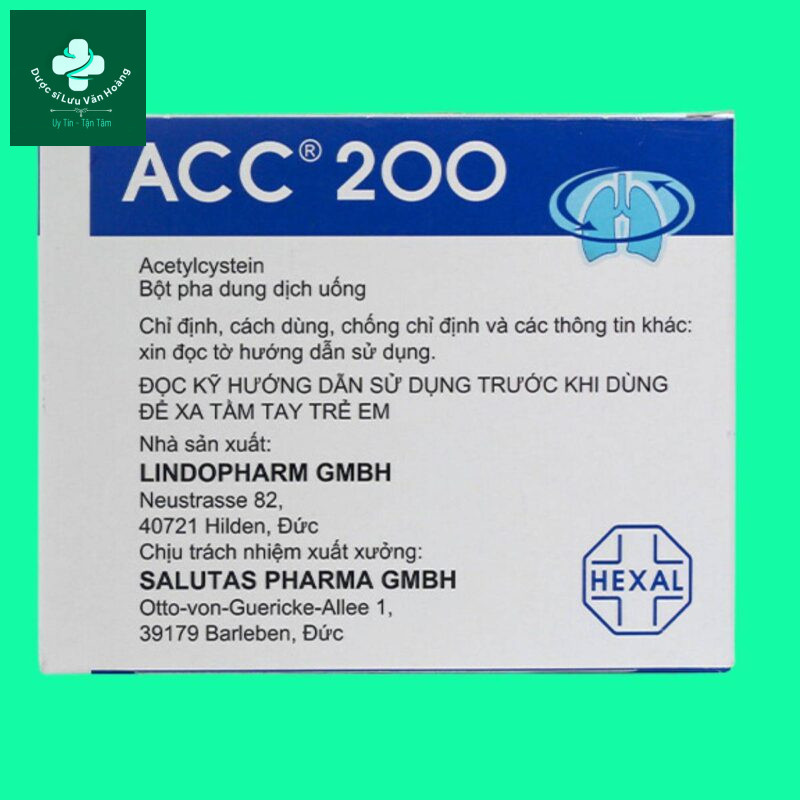 Acc 200 là thuốc gì? Có tác dụng gì? Giá bao nhiêu? Có tốt không?