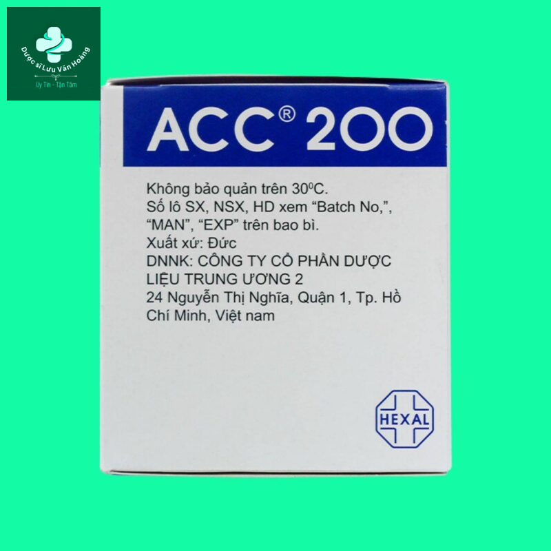 Acc 200 là thuốc gì? Có tác dụng gì? Giá bao nhiêu? Có tốt không?