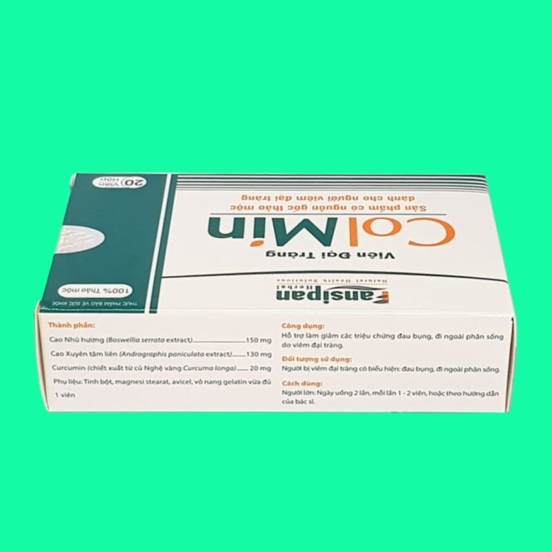 Thuốc Colmin là thuốc gì? Có tác dụng gì? Giá bao nhiêu? Có tốt không?