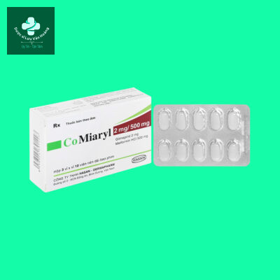 Thuốc Comiaryl 2mg/500mg là thuốc gì? Giá bao nhiêu? Mua ở đâu?