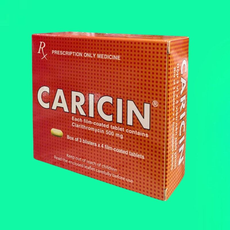 Thuốc Caricin: Công dụng, liều dùng, lưu ý tác dụng phụ, giá bán