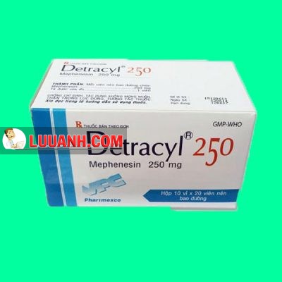 Thuốc Detracyl là thuốc gì? Giá bao nhiêu? Mua ở đâu? Có tốt không?