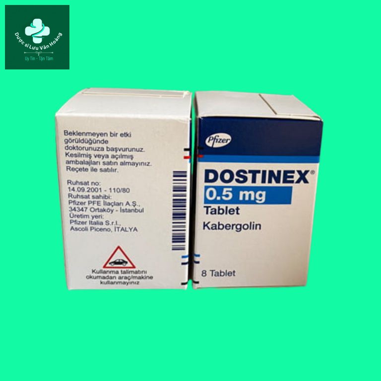 Dostinex 0,5mg là thuốc gì? giá bao nhiêu? mua ở đâu? có tác dụng gì?