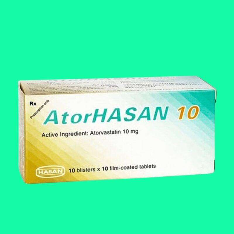 Atorhasan 10 là thuốc gì? Có tác dụng gì? Giá bao nhiêu? Có tốt không?