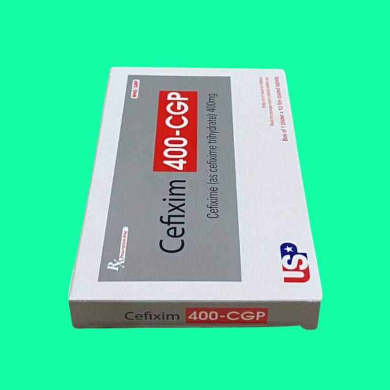Cefixim 400-CGP là thuốc gì? Có tác dụng gì? Giá bao nhiêu?