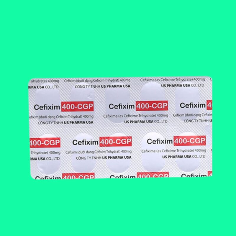 Cefixim 400-CGP là thuốc gì? Có tác dụng gì? Giá bao nhiêu?