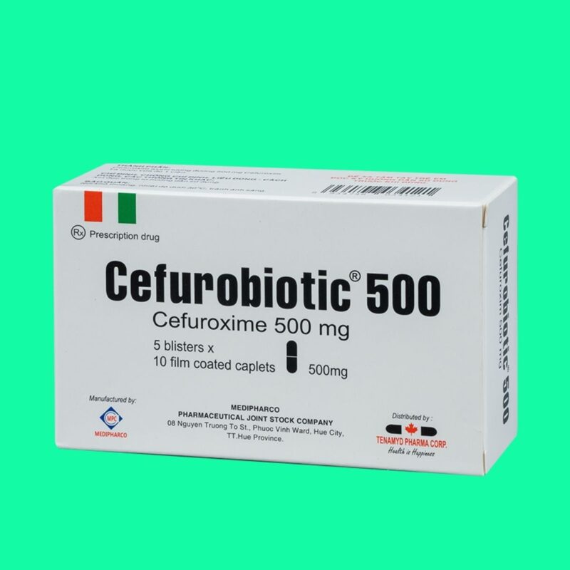 Cefurobiotic 500 là thuốc gì? Có tác dụng gì? Giá bao nhiêu?