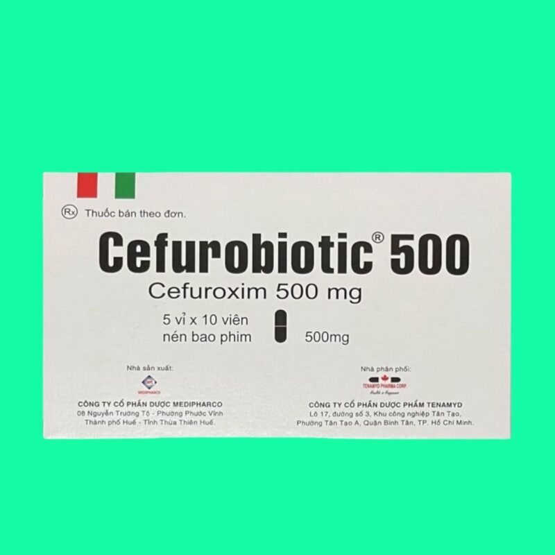 Cefurobiotic 500 là thuốc gì? Có tác dụng gì? Giá bao nhiêu?