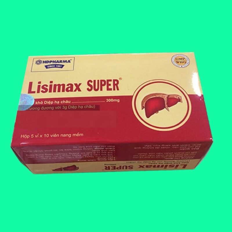 Thuốc Lisimax Super là thuốc gì? Có tác dụng gì? Giá bao nhiêu?
