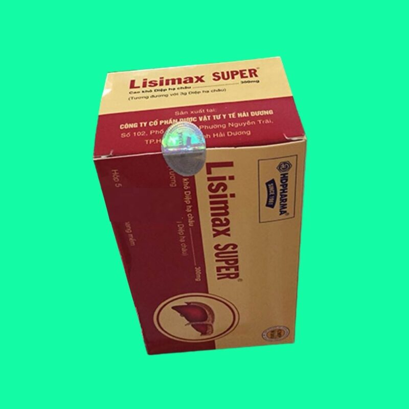 Thuốc Lisimax Super là thuốc gì? Có tác dụng gì? Giá bao nhiêu?