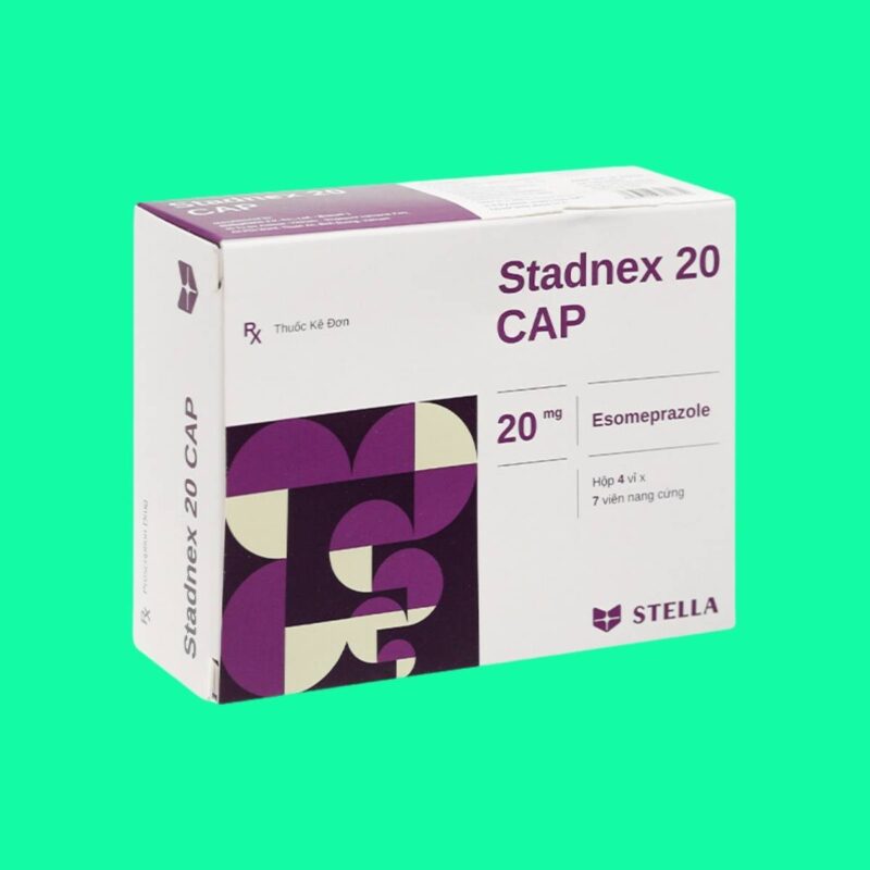 Stadnex 20 CAP là thuốc gì? Giá bao nhiêu? Mua ở đâu? Tác dụng?