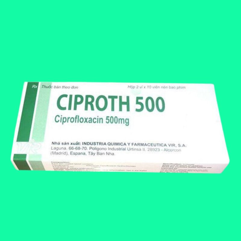 Thuốc Ciproth là thuốc gì? Có tác dụng gì? Giá bao nhiêu? Mua ở đâu?