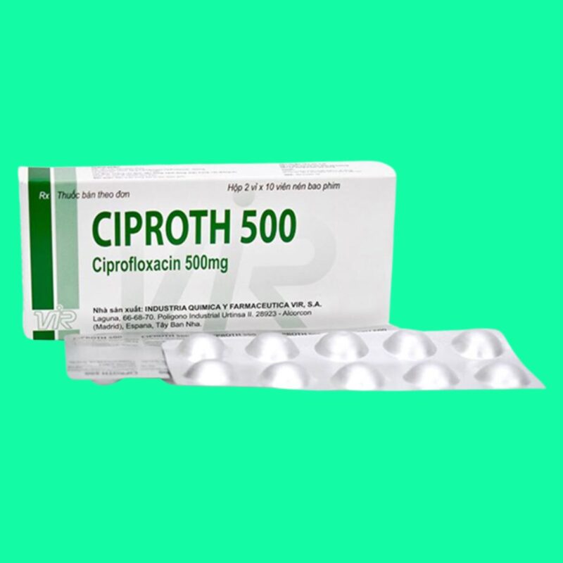 Thuốc Ciproth là thuốc gì? Có tác dụng gì? Giá bao nhiêu? Mua ở đâu?