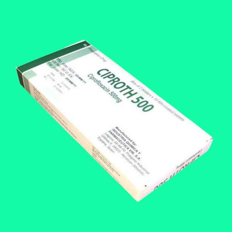 Thuốc Ciproth là thuốc gì? Có tác dụng gì? Giá bao nhiêu? Mua ở đâu?
