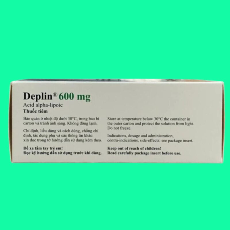 Thuốc Deplin 600mg là thuốc gì? Có tác dụng gì? Giá bao nhiêu?