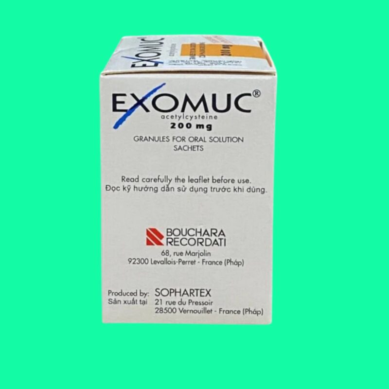 Exomuc là thuốc gì? Có tác dụng gì? Giá bao nhiêu? Có tốt không?