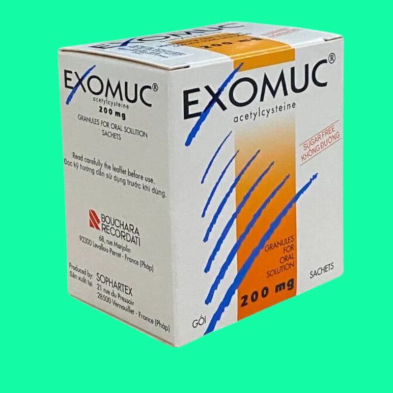 Exomuc là thuốc gì? Có tác dụng gì? Giá bao nhiêu? Có tốt không?