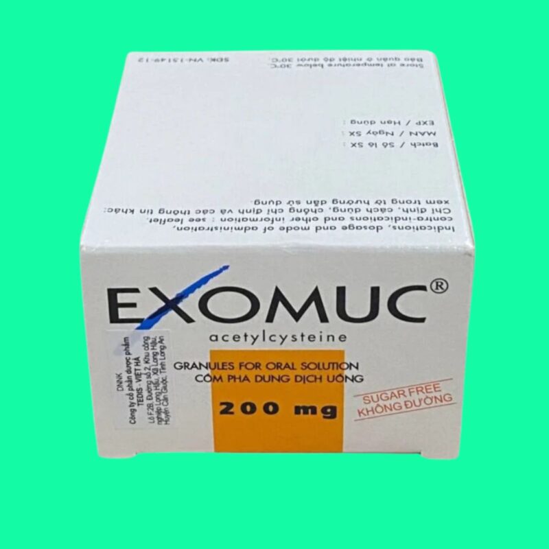 Exomuc là thuốc gì? Có tác dụng gì? Giá bao nhiêu? Có tốt không?