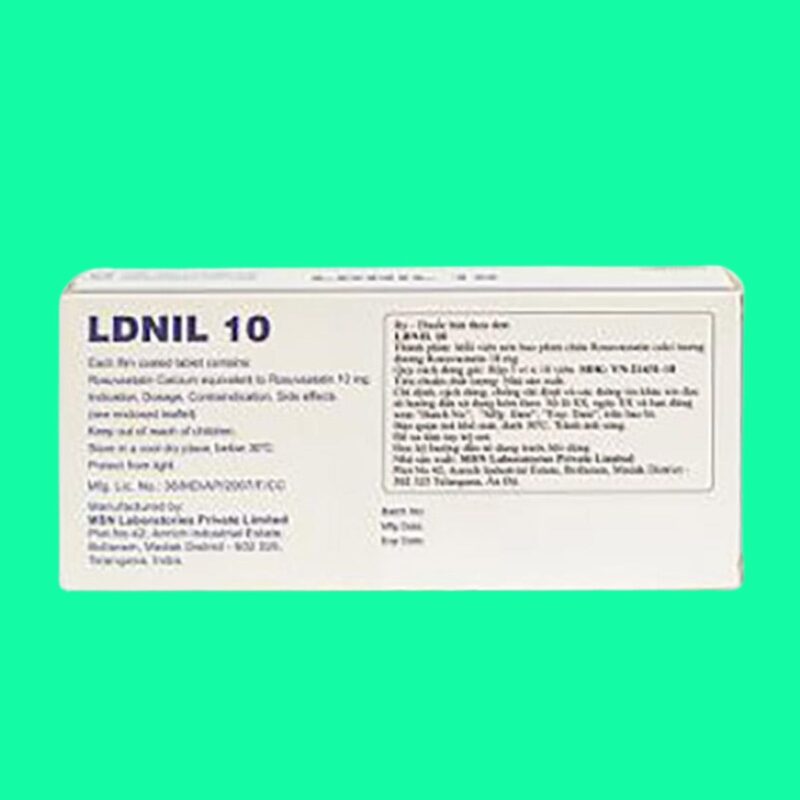 Thuốc Ldnil 10 là thuốc gì? Có tác dụng gì? Giá bao nhiêu? Mua ở đâu?