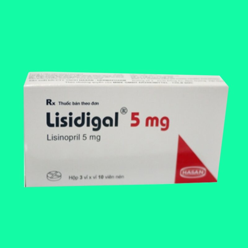 Lisidigal 5mg là thuốc gì? Có tác dụng gì? Giá bao nhiêu? Có tốt không?