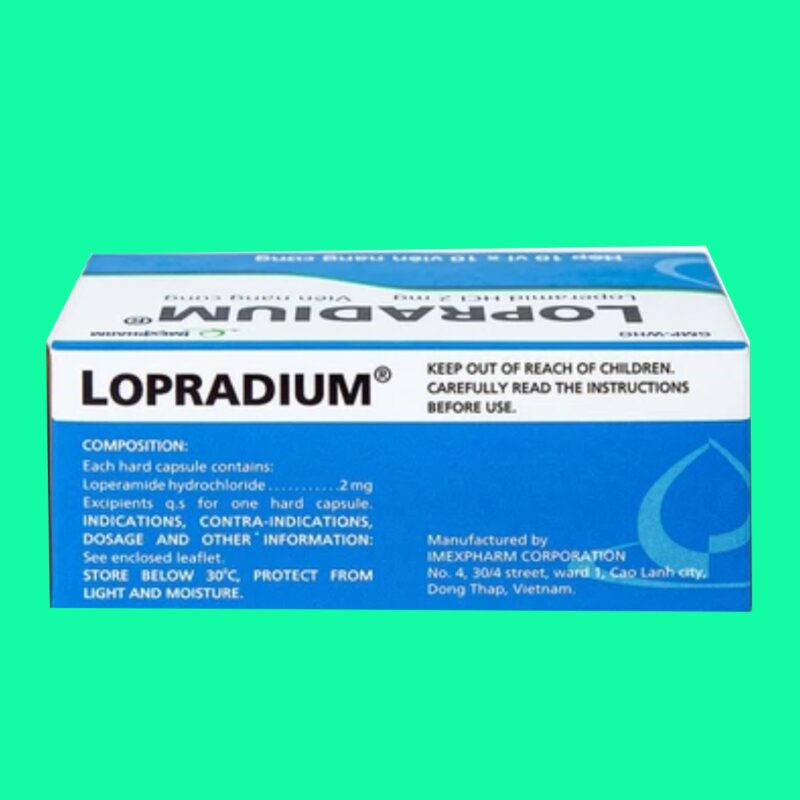 Thuốc Lopradium 2mg là thuốc gì? Có tác dụng gfi? Giá bao nhiêu?