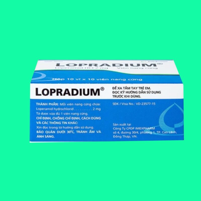 Thuốc Lopradium 2mg là thuốc gì? Có tác dụng gfi? Giá bao nhiêu?