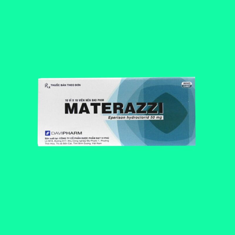Thuốc Materazzi là thuốc gì? Có tác dụng gì? Giá bao nhiêu? Mua ở đâu?