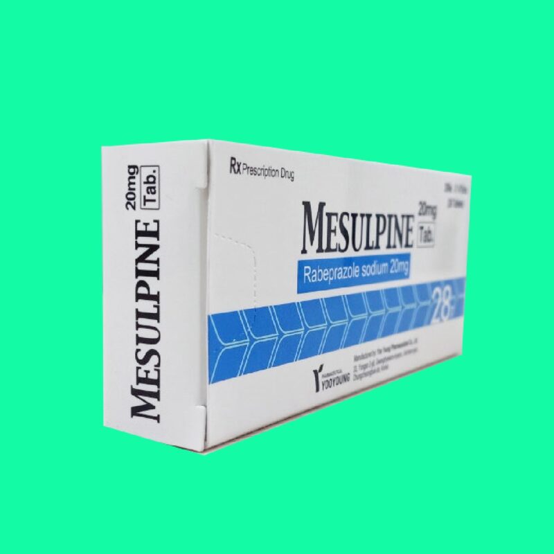 Thuốc Mesulpine Tab. 20mg là thuốc gì? Có tác dụng gì? Giá bao nhiêu ...