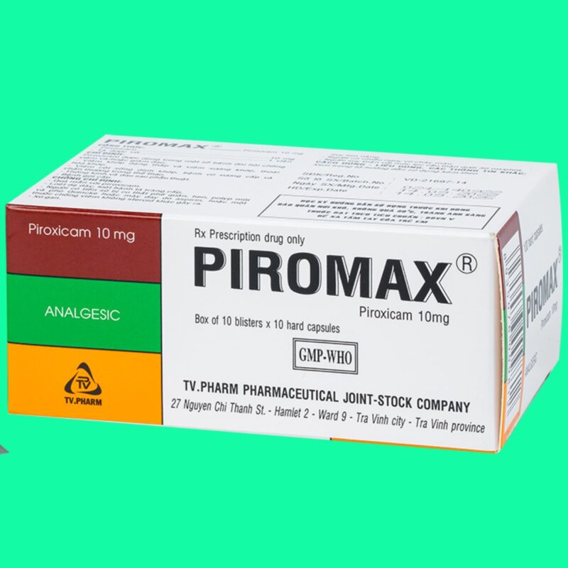 Thuốc Piromax là thuốc gì? Có tác dụng gì? Giá bao nhiêu? Mua ở đâu?