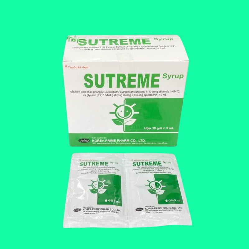 Thuốc Sutreme Syrup là thuốc gì? giá bao nhiêu? Có tác dụng gì? Mua ở đâu?