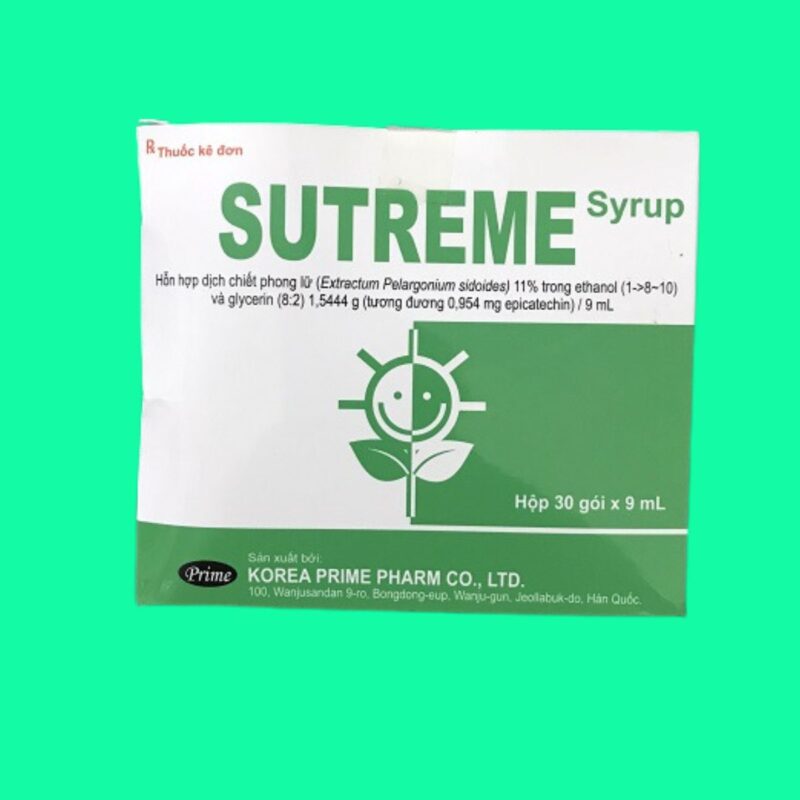Thuốc Sutreme Syrup là thuốc gì? giá bao nhiêu? Có tác dụng gì? Mua ở đâu?