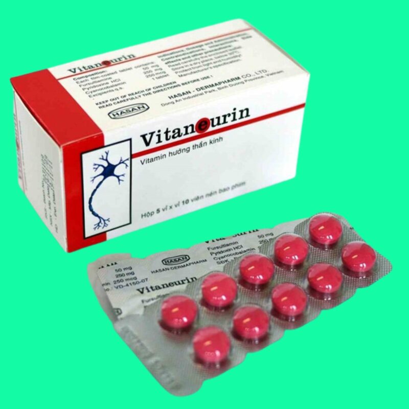 Thuốc Vitaneurin là thuốc gì? Có tác dụng gì? Giá bao nhiêu? Mua ở đâu?