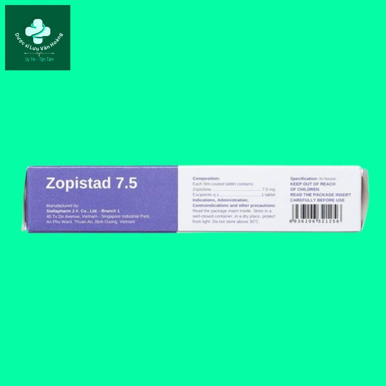 Zopistad 7.5 là thuốc gì? Có tác dụng gì? Giá bao nhiêu? Có tốt không?