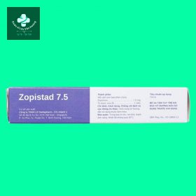 Zopistad 7.5 là thuốc gì? Có tác dụng gì? Giá bao nhiêu? Có tốt không?
