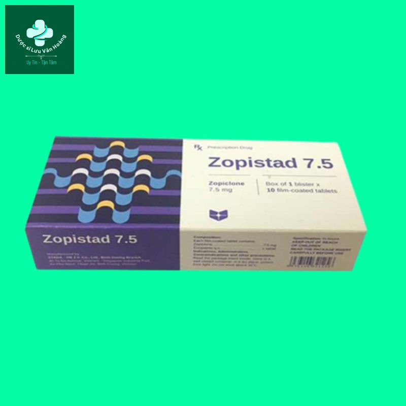 Zopistad 7.5 là thuốc gì? Có tác dụng gì? Giá bao nhiêu? Có tốt không?