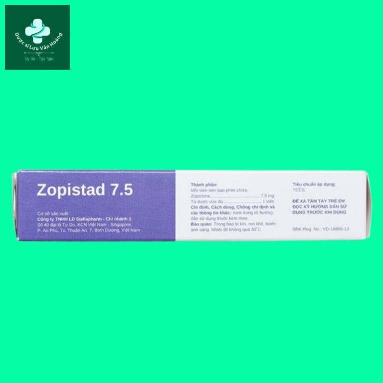 Zopistad 7.5 là thuốc gì? Có tác dụng gì? Giá bao nhiêu? Có tốt không?