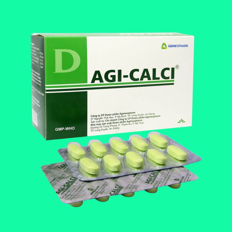 Thuốc Agi Calci là thuốc gì? Có tác dụng gì? Giá bao nhiêu? Mua ở đâu?