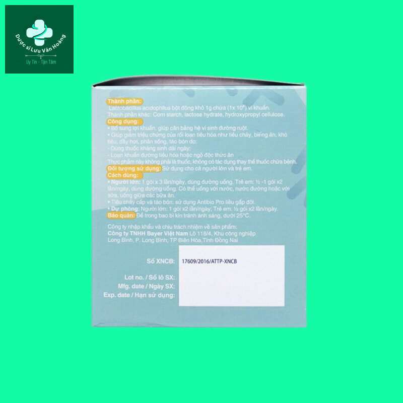 Antibio Pro là thuốc gì? công dụng, liều dùng và các lưu ý?
