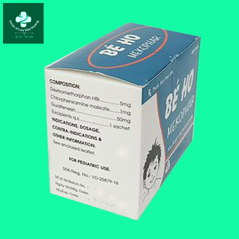 Bé ho Mekophar là thuốc gì? Giá bao nhiêu? Mua ở đâu? Có tác dụng gì?