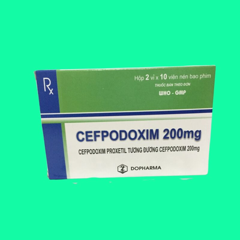 Thuốc Cefpodoxime 200mg là thuốc gì? Có tác dụng gì? Giá bao nhiêu?