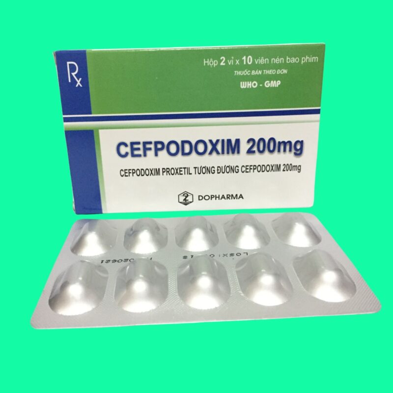 Thuốc Cefpodoxime 200mg là thuốc gì? Có tác dụng gì? Giá bao nhiêu?