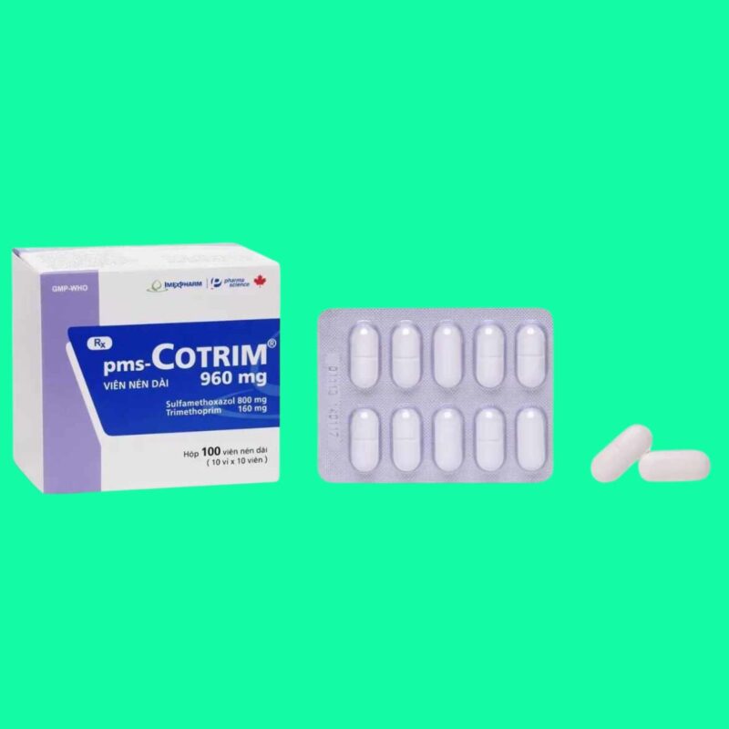 Thuốc Pms-Cotrim 960mg là thuốc gì? Có tác dụng gì? Giá bao nhiêu?