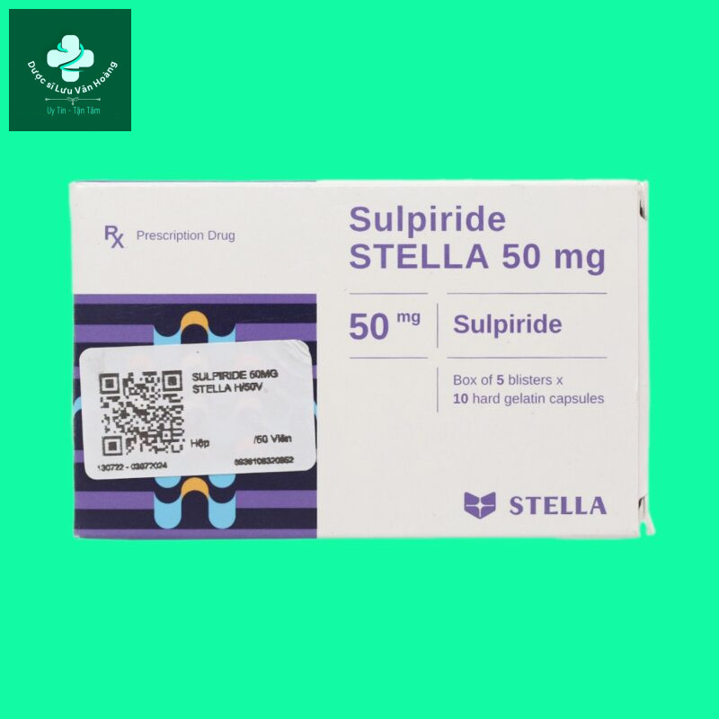 Thuốc Sulpiride Stella 50mg là thuốc gì? Có atsc dụng gì? Gái bao nhiêu?