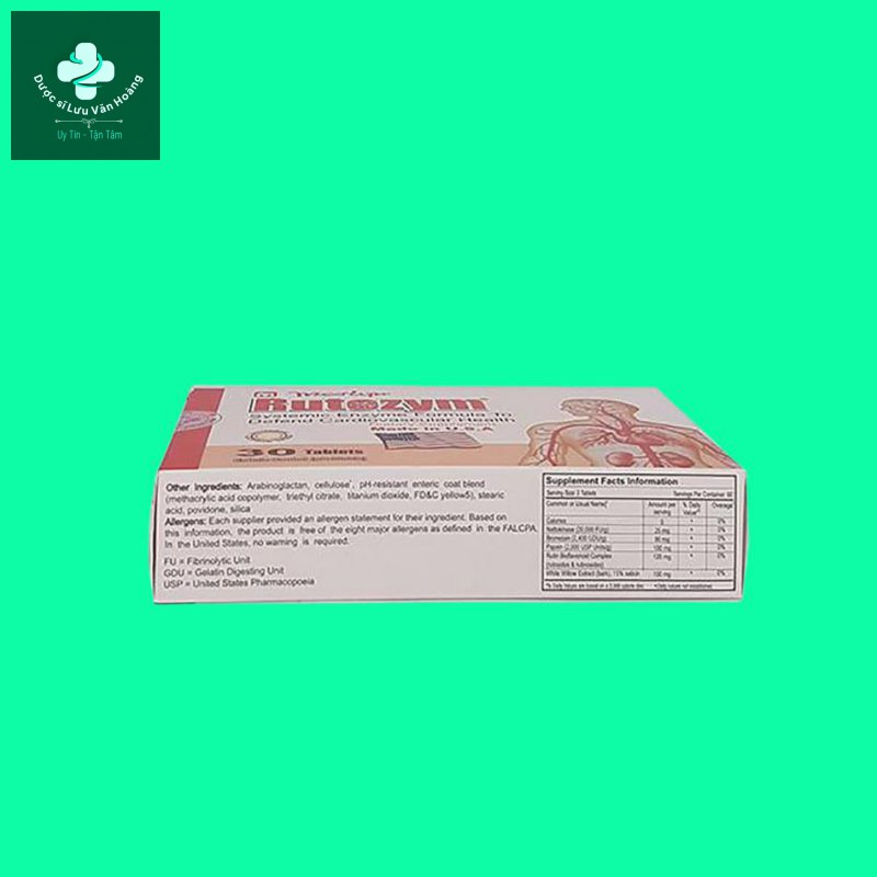 Thuốc Rutozym là thuốc gì? Có tác dụng gì? Có tốt không? Giá bao nhiêu?