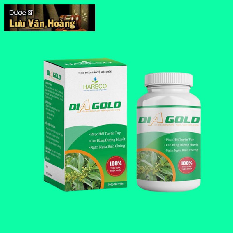 Viên uống hạ đường huyết Diagold: Tác dụng, liều dùng, lưu ý khi sử dụng