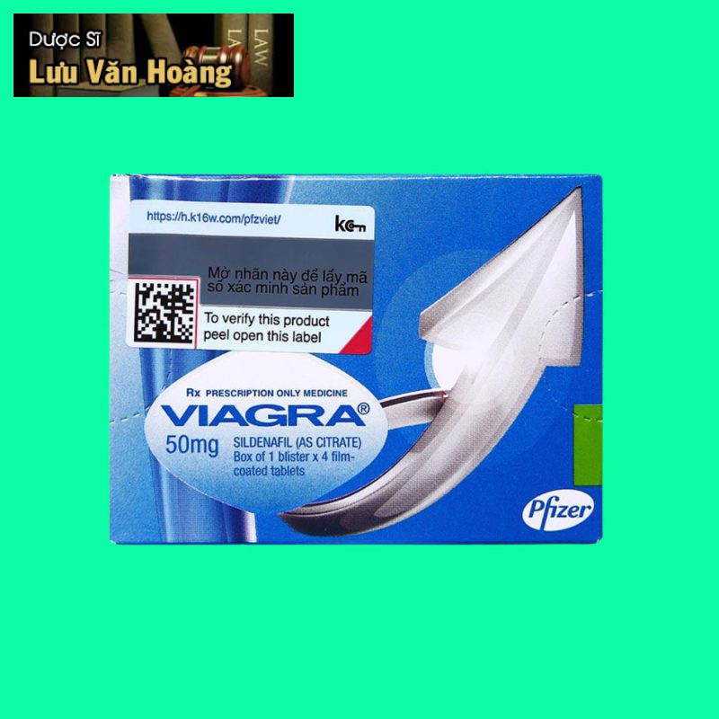 Thuốc Viagra 50mg: Chỉ định, cách dùng, giá bao nhiêu, mua ở đâu
