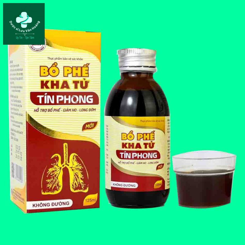 Siro Bổ phế Kha Tử Tín Phong: Công dụng, liều dùng và giá bán thế nào?